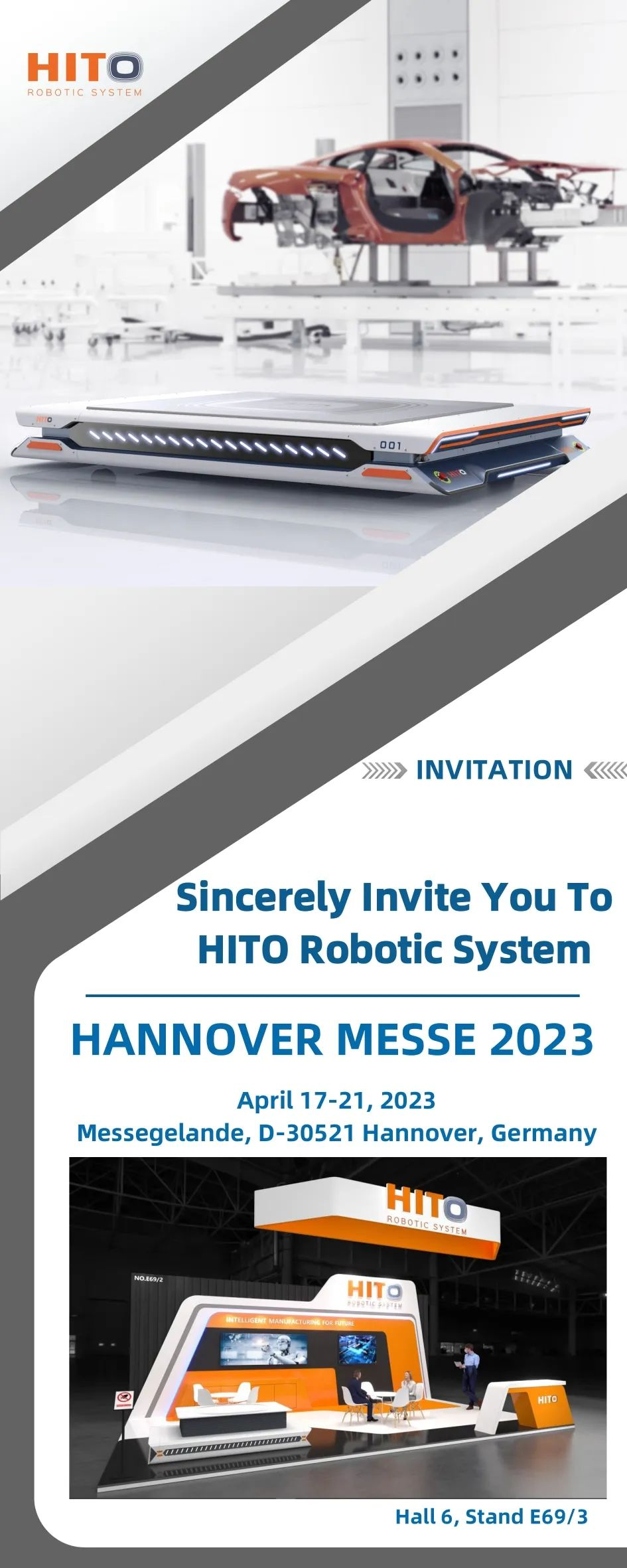 HITO SINCERELY INVITES YOU TO HANNOVER MESSE 2023! | HITO|苏州海通机器人系统有限公司