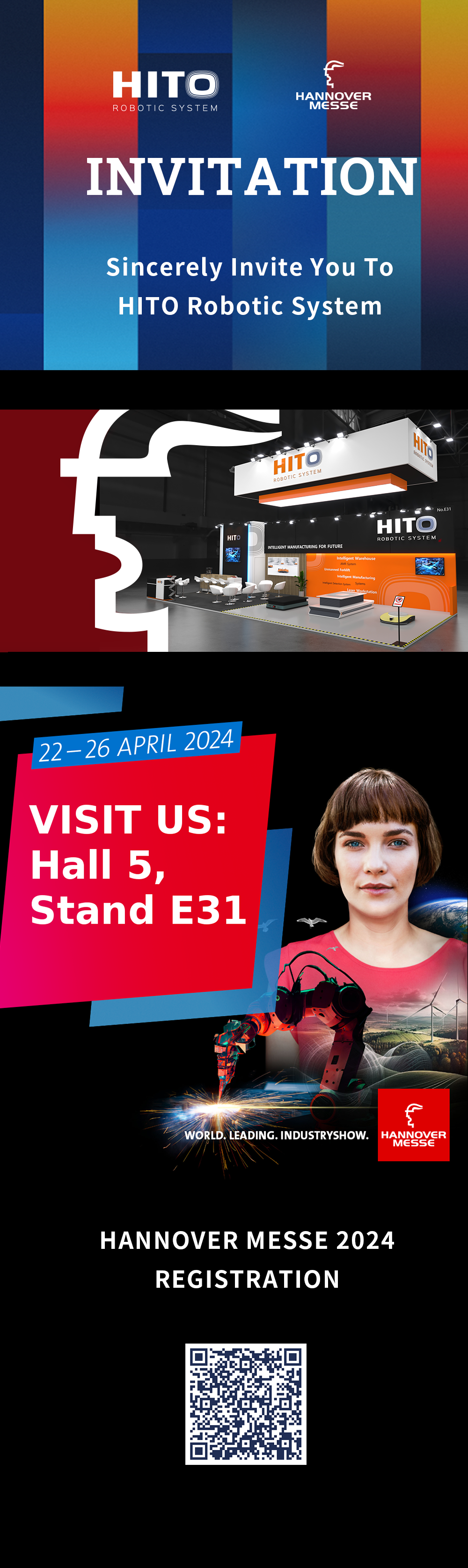 HITO SINCERELY INVITES YOU TO HANNOVER MESSE 2024 | HITO|苏州海通机器人系统有限公司